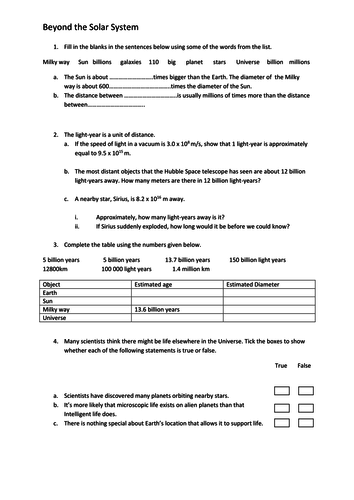 KS4 Physics Worksheet Pack | Teaching Resources