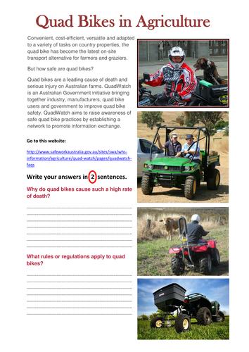 Farm Tools and Machinery unit of work | Teaching Resources