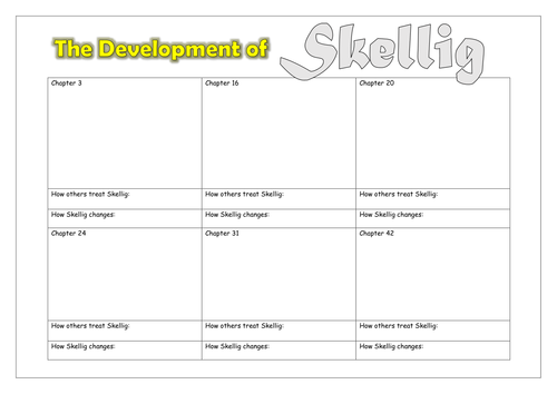 Skellig - The Development of Skellig! | Teaching Resources