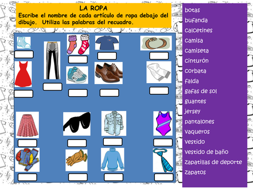 Spanish Cover Worksheets | Teaching Resources