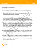 RL.8.2 - Quiz and Answer Guide | Teaching Resources