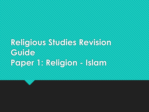 Revision Guide for Islam Key Beliefs and Practices | Teaching Resources