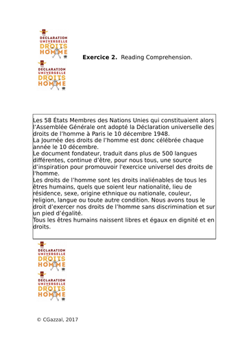 French GCSE Higher (7 - 9) Theme 2, Topic 3 Global Issues – Les droits ...