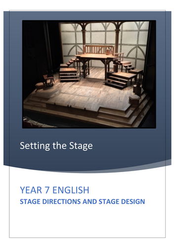 Setting the Stage - Year 7/8 Drama Activities | Teaching Resources