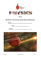KS3 Physics: Astronomy Student's Notes and Resources | Teaching Resources