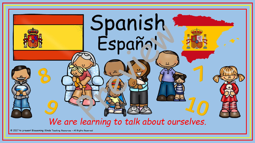 Spanish lesson : All About Me Revision | Teaching Resources