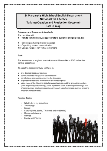 Zombie Apocalypse Unit | Teaching Resources