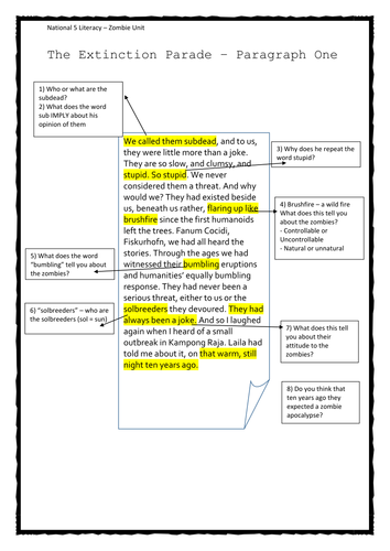Zombie Apocalypse Unit | Teaching Resources