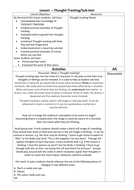 KS3/4: Drama: Introduction to Sub-text and Thought-Tracking | Teaching ...