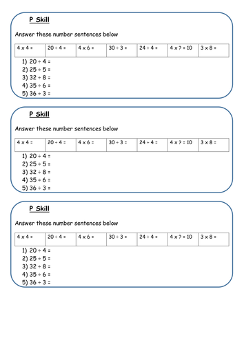 Maths - Multiplication and Division - short multiplication and division ...