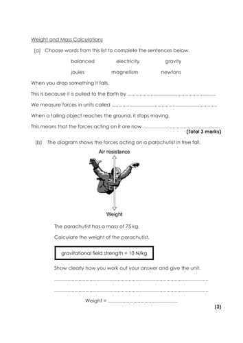 P10 Force and Motion Lessons | Teaching Resources