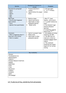 Year 5/6 newspaper planning template with success criteria & examples ...