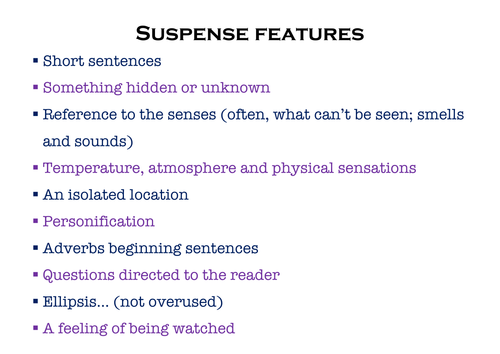 Year 5/6 Suspense narrative 2 week unit based on Francis short film ...