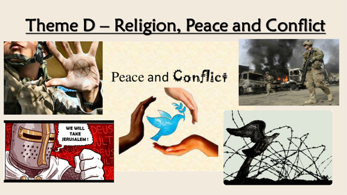 AQA GCSE RE Religion, Peace and Conflict. Introduction lesson for the ...