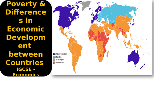Poverty & Differences in Economic Development between Countries 'ppt ...