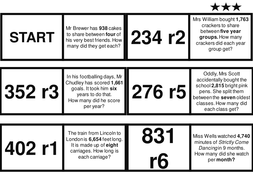 Division Word Problems Pack (Differentiated Loop Cards, PPT and Plenary ...