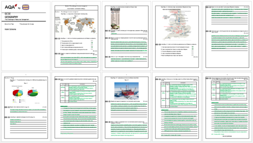 AQA GCSE Geography (9-1) - Practice Exam Paper - The Challenge of ...