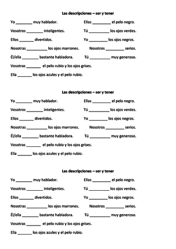 Mira 2 - Module 1 La gente - Units 1-5 | Teaching Resources