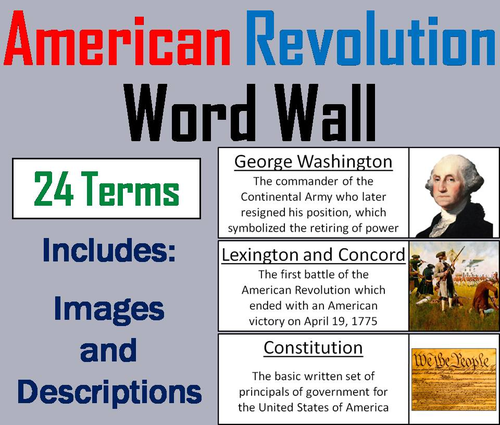 US History Word Wall Bundle | Teaching Resources