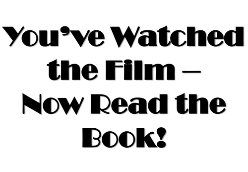 Films from Books | Teaching Resources