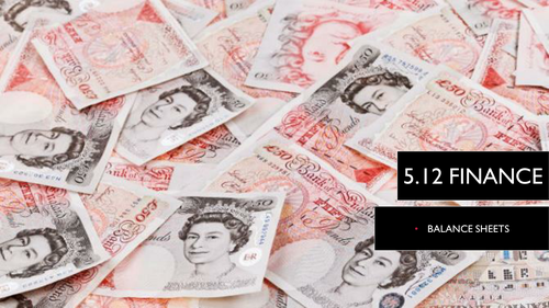 CIE iGCSE Business 0450 Unit 5 Finance [Chinese Keywords] [Updated 2020 ...