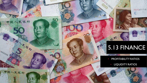 CIE iGCSE Business 0450 Unit 5 Finance [Chinese Keywords] [Updated 2020 ...