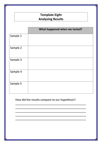 SCIENCE FAIR Templates to Scaffold Learning (11 Templates) | Teaching ...