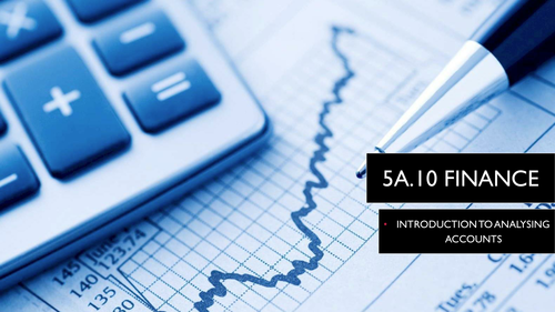 9609 CIE A Level Business Unit 5- Finance | Teaching Resources