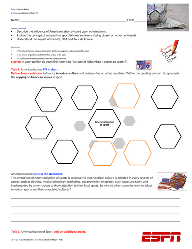 A-Level PE EDEXCEL (spec 2016) 5.3. Commercialisation of Sport: Part 3 ...