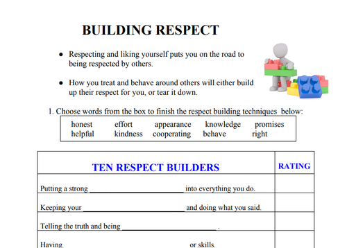 Building Respect (PowerPoint Bundle) | Teaching Resources