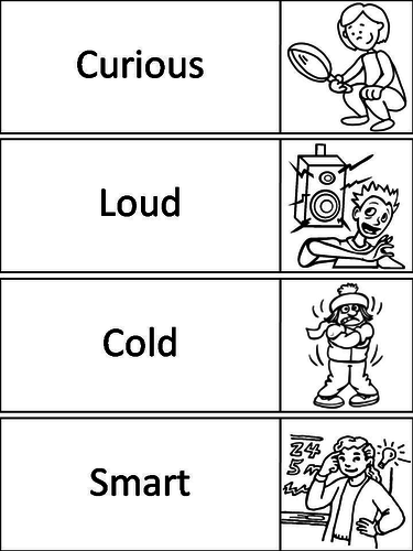 Adjectives Word Wall Cards | Teaching Resources