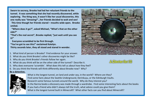 Story starters, ideal for home learning guided reading, comprehension ...