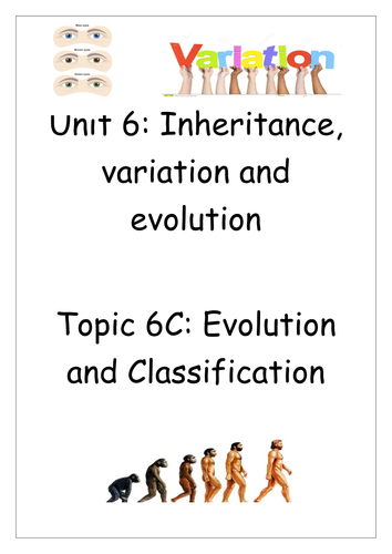 AQA Unit 6 part 2: Variation and Inheritance combined science revision ...