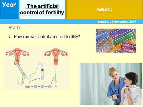 The artificial control of fertility | Teaching Resources