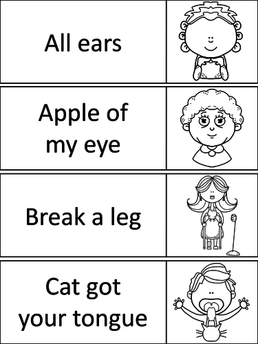 Idioms Word Wall Cards | Teaching Resources