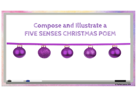 Compose and Illustrate a Five Senses Christmas Poem | Teaching Resources