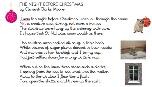 'Twas The Night Before Christmas' Poetry Lessons KS2 | Teaching Resources