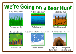 WE'RE GOING ON A BEAR HUNT story resource pack by robbyn - Teaching ...