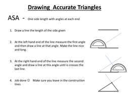 Constructing Triangles | Teaching Resources
