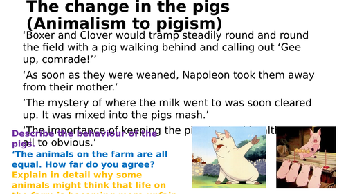 Animal Farm Chapter 3 - skills for new spec language and literature ...