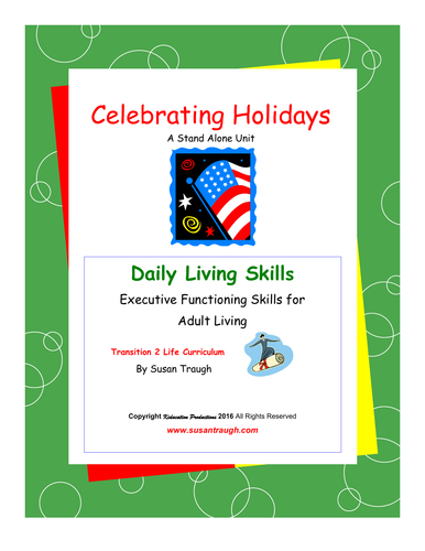Celebrating Holidays-Daily Living Skills | Teaching Resources