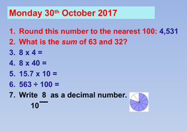 Year 4 column addition, subtraction and the inverse powerpoint ...