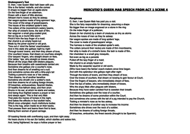 Revise Mercutio for GCSE 9-1 (Romeo and Juliet) | Teaching Resources