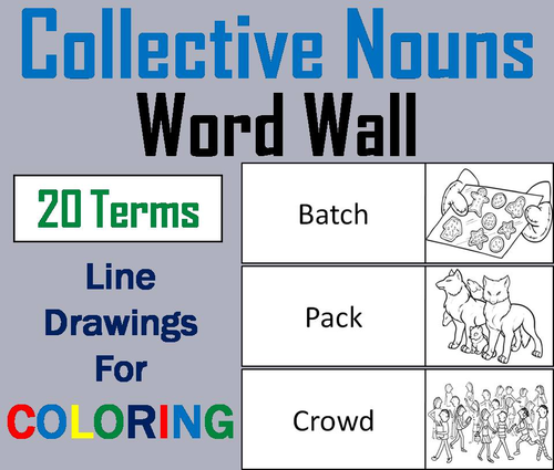 Parts of Speech Word Wall Bundle | Teaching Resources