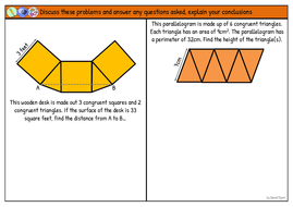 Shape Problem Solving Questions - Mastery | Teaching Resources