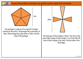 Shape Problem Solving Questions - Mastery | Teaching Resources