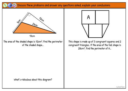 Shape Problem Solving Questions - Mastery | Teaching Resources