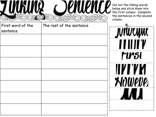 Linking sentences with conjunctions and signpost connectives | Teaching ...