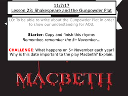 Links between Shakespeare, the Gunpowder Plot and Macbeth | Teaching ...