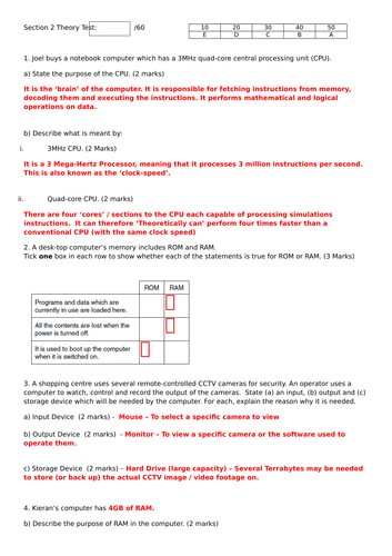 GCSE Computing: A451 Theory - Section 2: Hardware | Teaching Resources GCSE Computing: A451 Theory - Section 2: Hardware | Teaching Resources